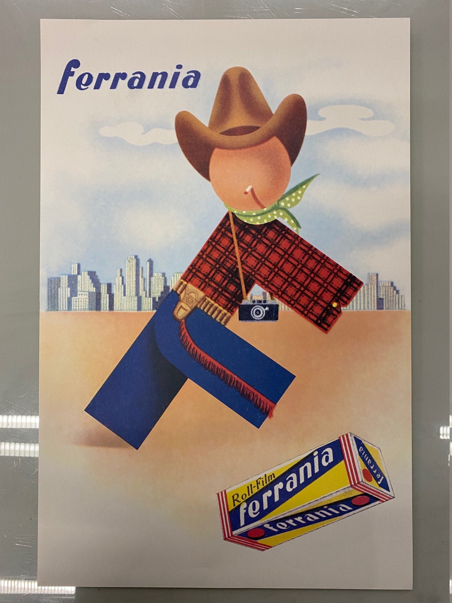 Vintage Poster Made in Italy Rollo Ferrania - Etsy