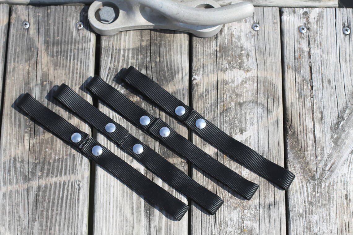 Set of 4 Boat Railing Straps for Holding Dock Line Rope on - Etsy