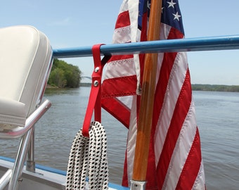 Set of 4 Boat Railing Straps for Holding Dock Line Rope on | Etsy