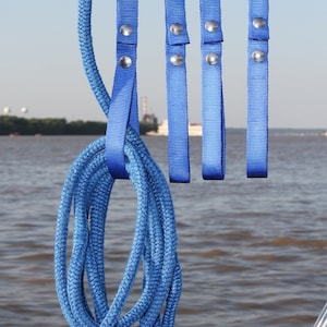 Set of 4 Boat Railing Straps for Holding Dock Line Rope on (motor ...