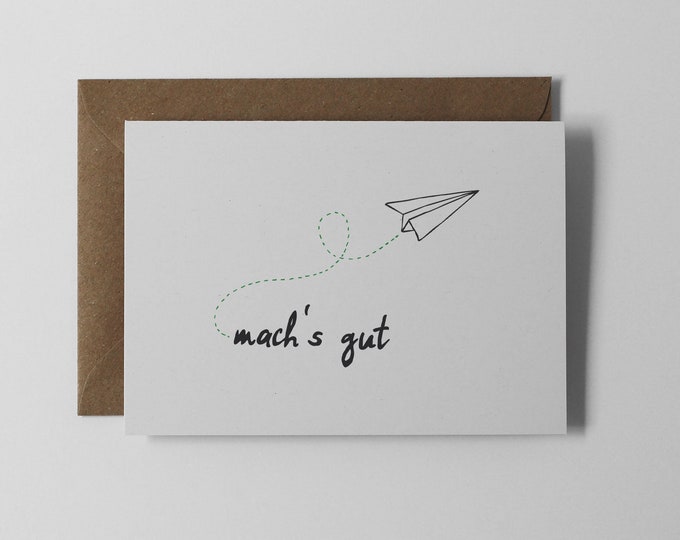 Greeting Card Goodbye, Travel, Card Good Bye, Farewell, Goodbye Card - Etsy