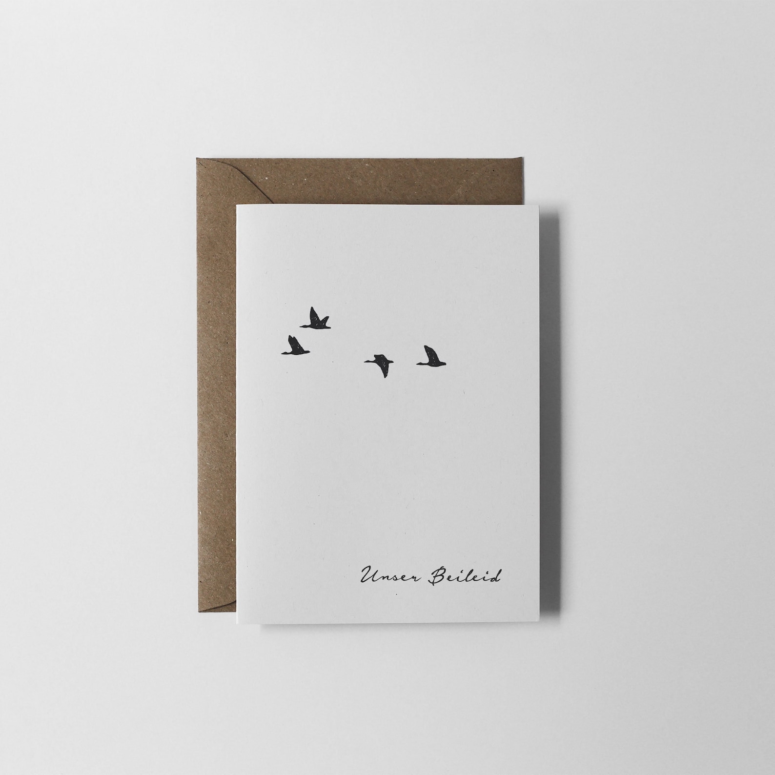 Sympathy Card Birds, Funeral Card, Condolence Card, With Deep Sympathy ...