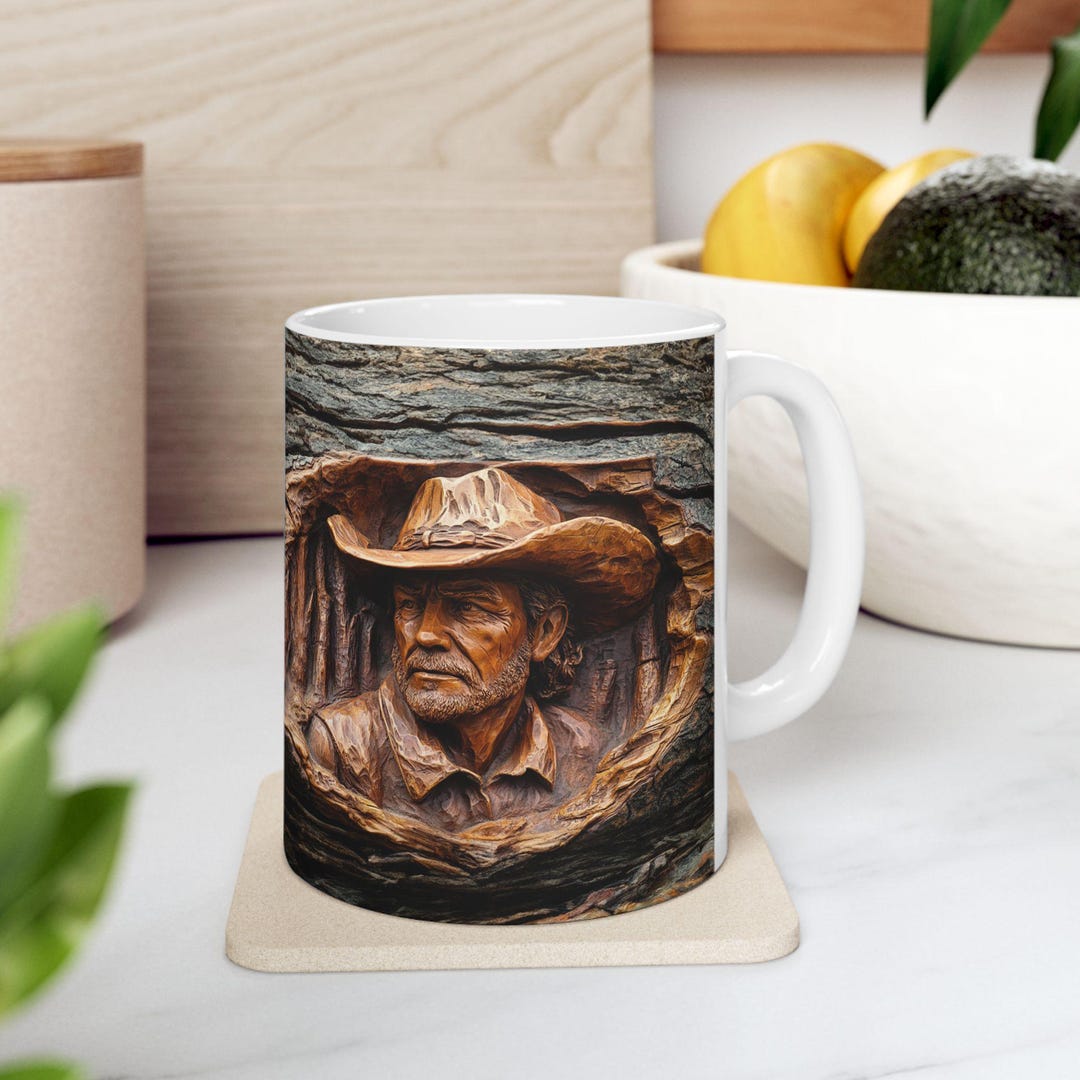 Cowboy Coffee Mug |western Cowgirl Tea Cup| Rodeo Rancher Drinkware ...