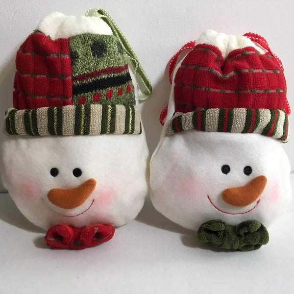 Snowman Gift Bags - Etsy