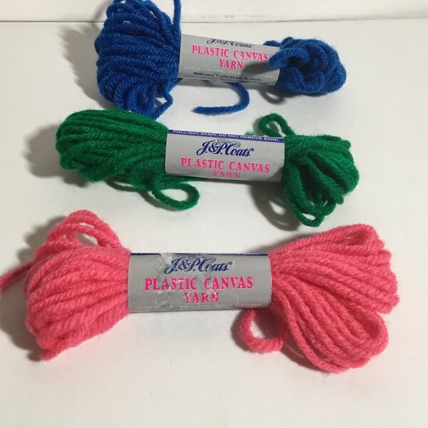 Plastic Canvas Yarn - Etsy