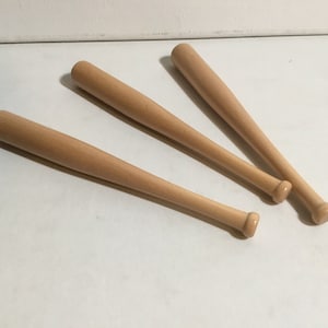 Miniature Wood Baseball Bats for Crafting - Etsy