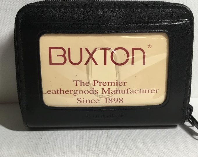 Vintage Buxton Accordion Palm Size Wallet With Coin & Credit Card ...