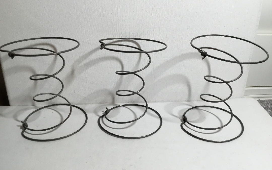 Vintage Coiled Bed Springs, Hour Glass Shaped 4 1/2" Coiled Bed Springs ...