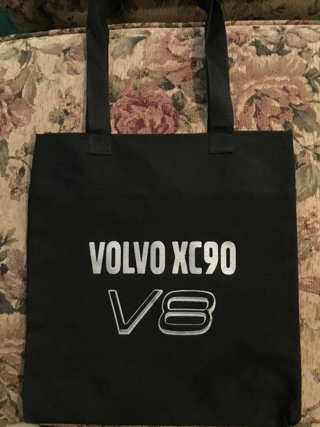 Volvo V8 Tote Bag, Black XC90 V8 Tote Bag, Grocery Bag, Shopping Bag ...