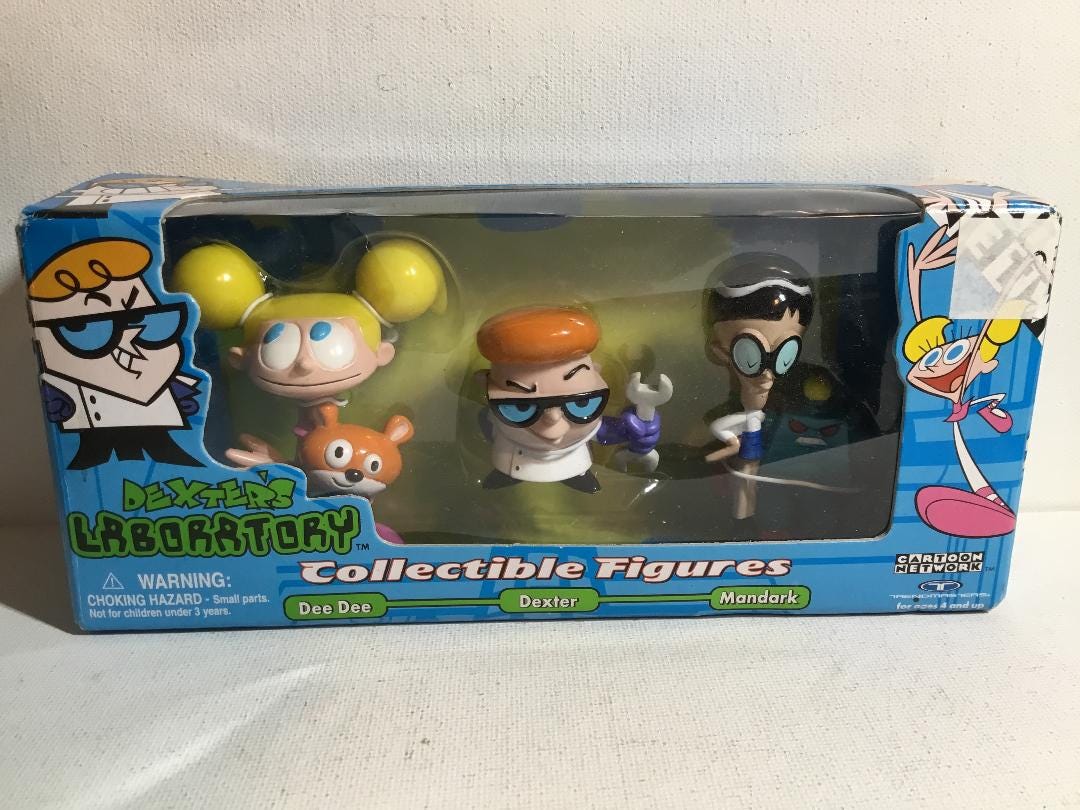 Vintage Dexters Laboratory Collectible Figurines. Cartoon Network ...