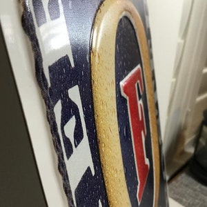 Vintage Foster's Lager Australian Beer Sign 3 Dimensional Embossed ...
