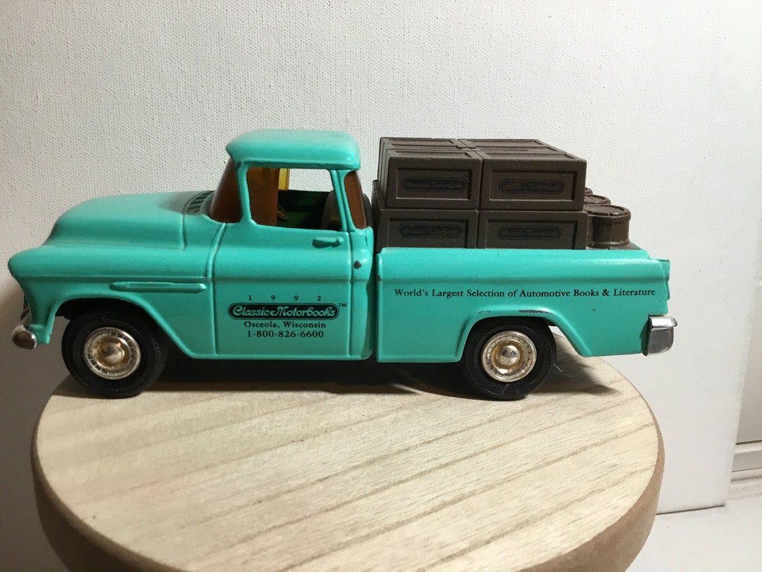 Vintage ERTL 1956 Cameo Pickup Truck Bank, Classic Motorbooks, Diecast ...