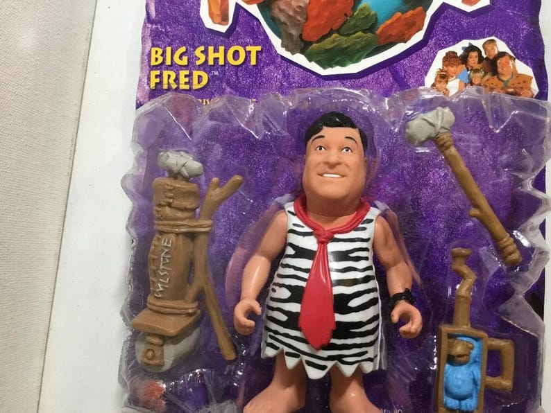 Vintage Flintstone Big Fred, A Hard Driving Dude With Attitude Action ...