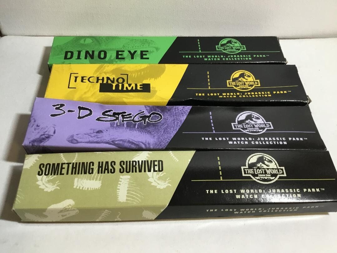 Vintage Jurassic Park Lost World Burger King Watch Collection. Techno ...