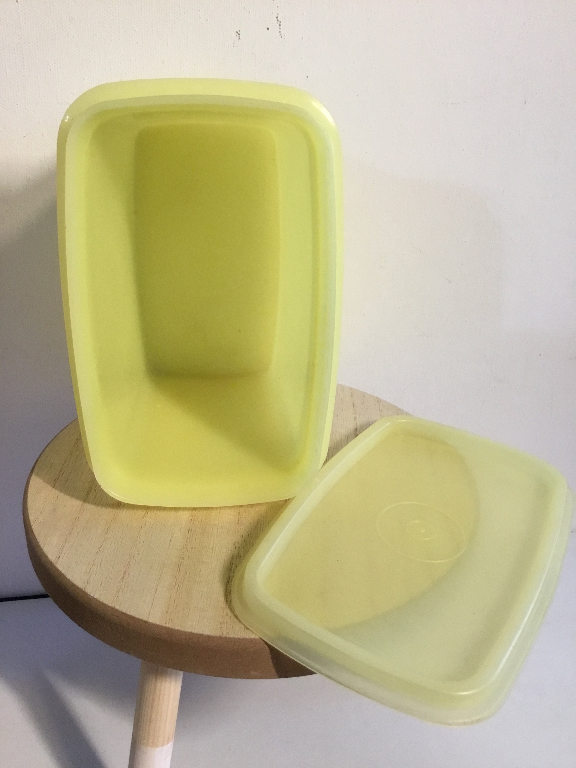 Vintage Tupperware Shelf Saver Small Rectangle 1243 1244 | Etsy