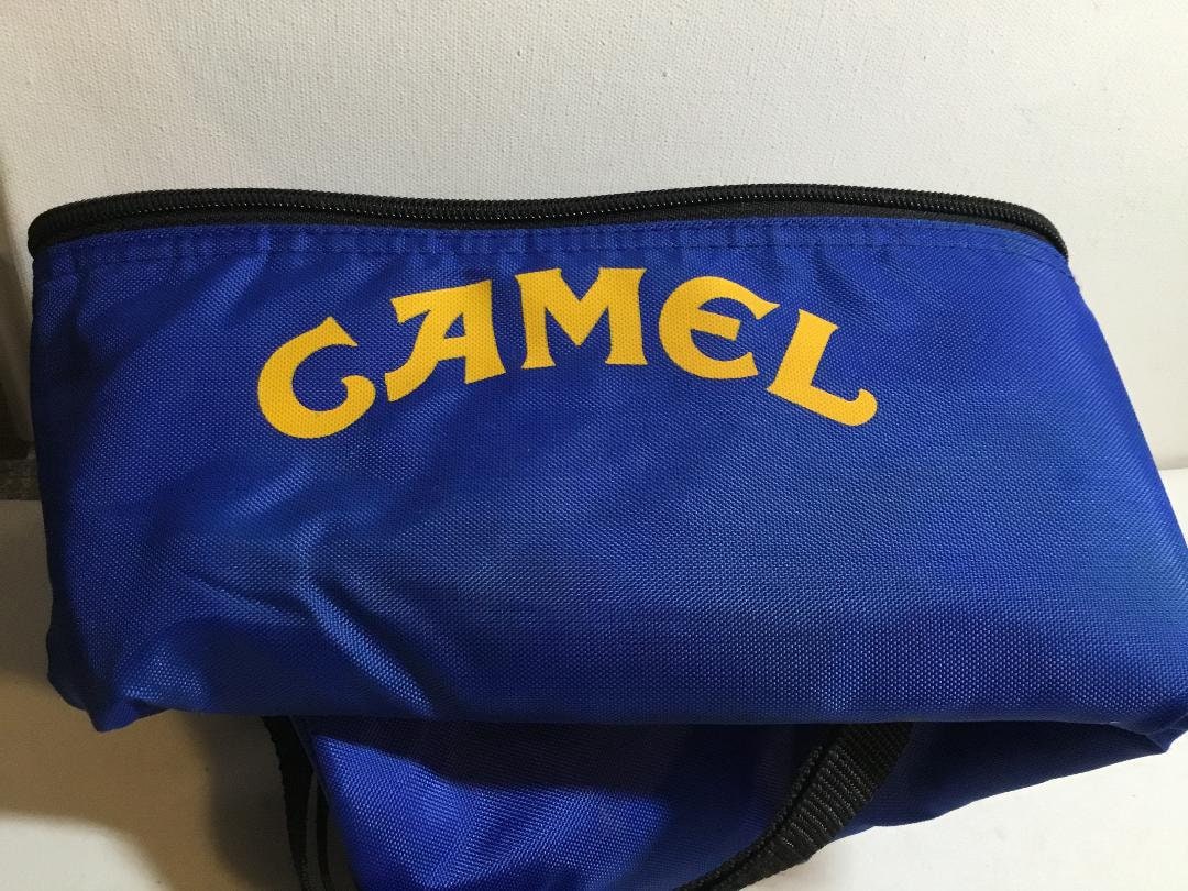 Vintage Joe Camel Insulated Blue 6 Pack Can Carrier 1990 Promotional ...