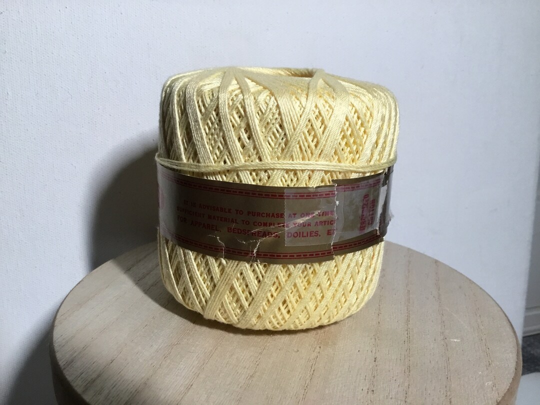 Vintage J& P Coats Knit Cro-sheen Crochet Thread - Etsy