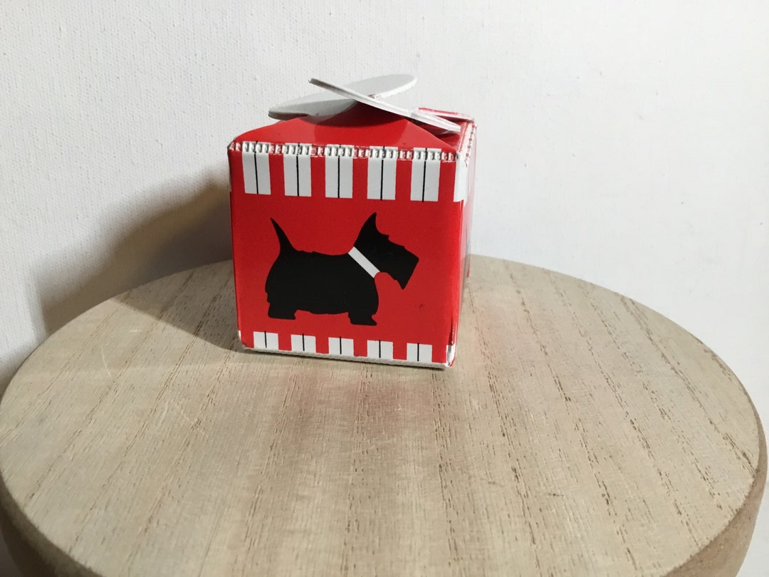 Vintage Rare Scotty /scottie Dog Box, Small World Greetings, Puffed ...
