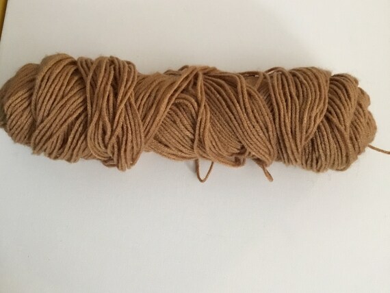 Vintage. Rare Pop N Yarn by Vonnel Mink Tan. 100% Acrylic - Etsy