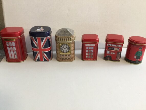 English Finest Ahmad Tea Mini Collectible Metal Tea Tins | Etsy