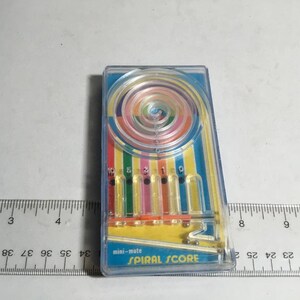 Vintage Blue Box Mini-mate Spiral Score Hand Held Pinball Game 1976 - Etsy