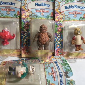 Vintage Teddy Ruxpin, the World of Teddy Ruxpin Poseable Miniatures ...