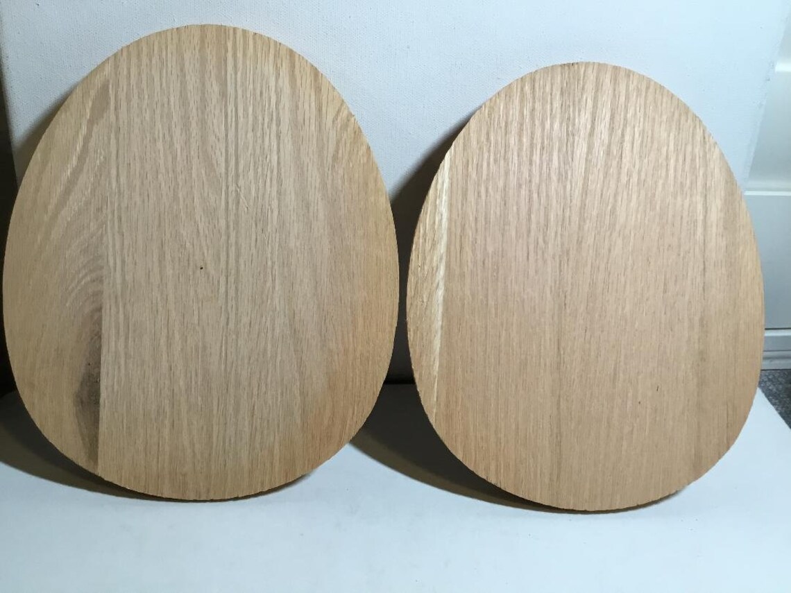 Unfinished Oval/egg Shaped Wood Blanks, Beveled Edge - Etsy