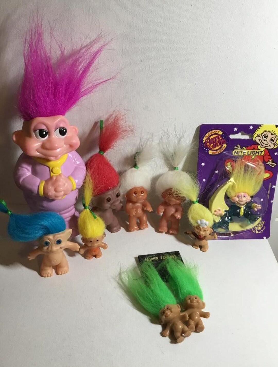 Vintage Trolls, Sleepy Trolls, Pleasant Dreams, DAM - Denmark, Uneeda ...