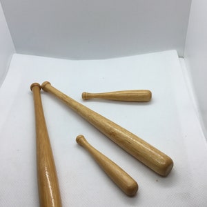 Miniature Wood Baseball Bats for Crafting | Etsy