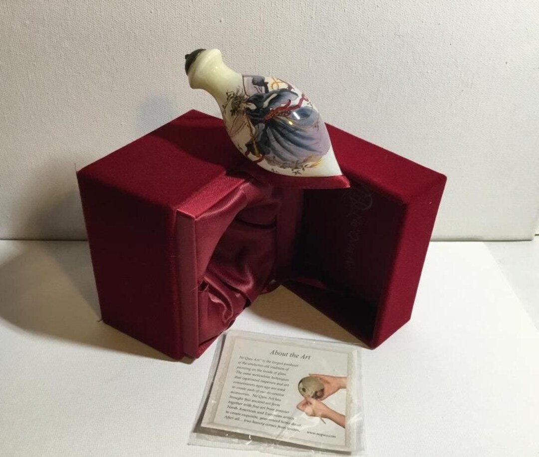 Vintage Ne' QWA Art Eternal Blue Angel Ornament. Blue Angel Reverse ...