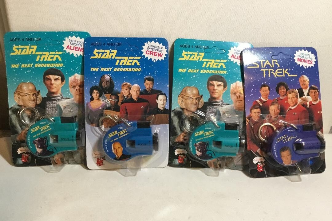 Vintage Star Trek Click Viewer 24 Shots Key Chain. the Original & the ...
