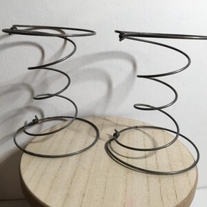 Vintage Coiled Bed Springs, Hour Glass Shaped 4 1/2" Coiled Bed Springs ...