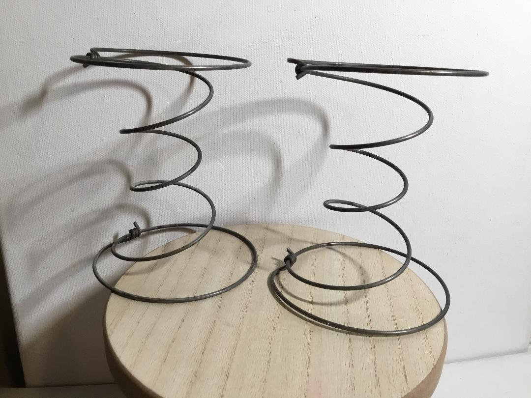 Vintage Coiled Bed Springs, Hour Glass Shaped 4 1/2" Coiled Bed Springs ...