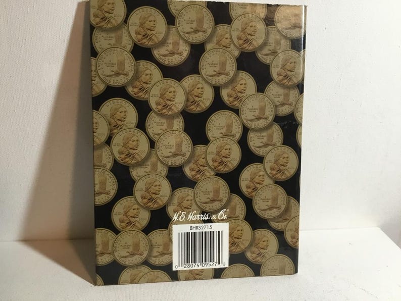 Vintage Sacagawea Dollar Collectors Coin Book Folder Album, 2000-2004 ...