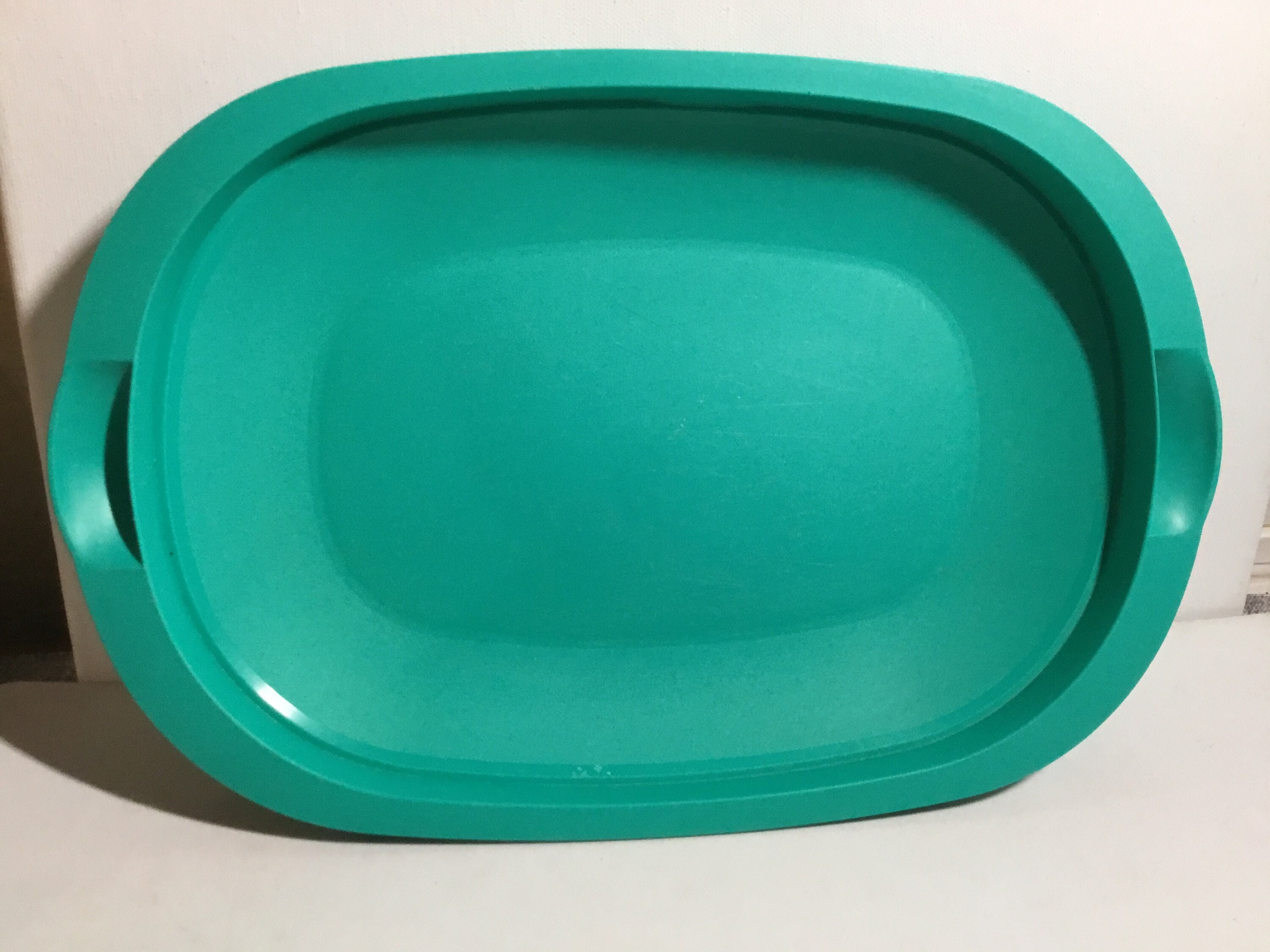 Vintage Tupperware Legacy Aqua/teal Oval Serving Platter Only - Etsy