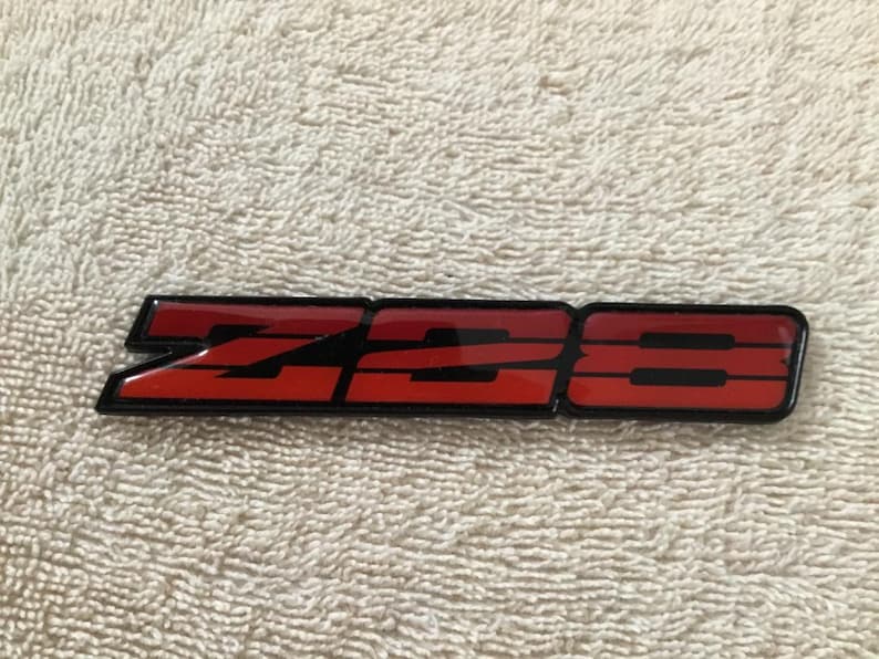 Vintage Chevrolet Badge Emblems, Nameplates, Gold Bowtie, Z28 Camaro ...