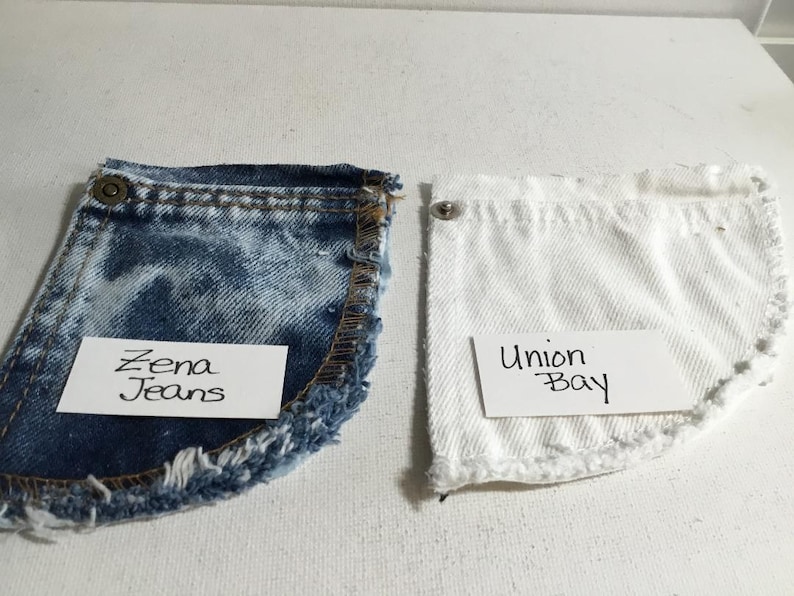 Denim Jean VINTAGE Coin/watch Pockets. Upcycled, Repurpose, Reclaimed ...