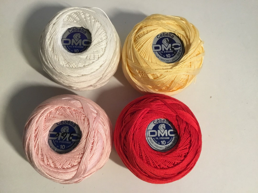 Vintage DMC Cebelia 10 Crochet Thread - Etsy