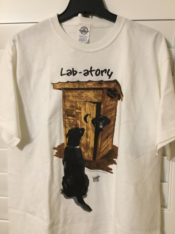Vintage black lab t-shirt - Gem