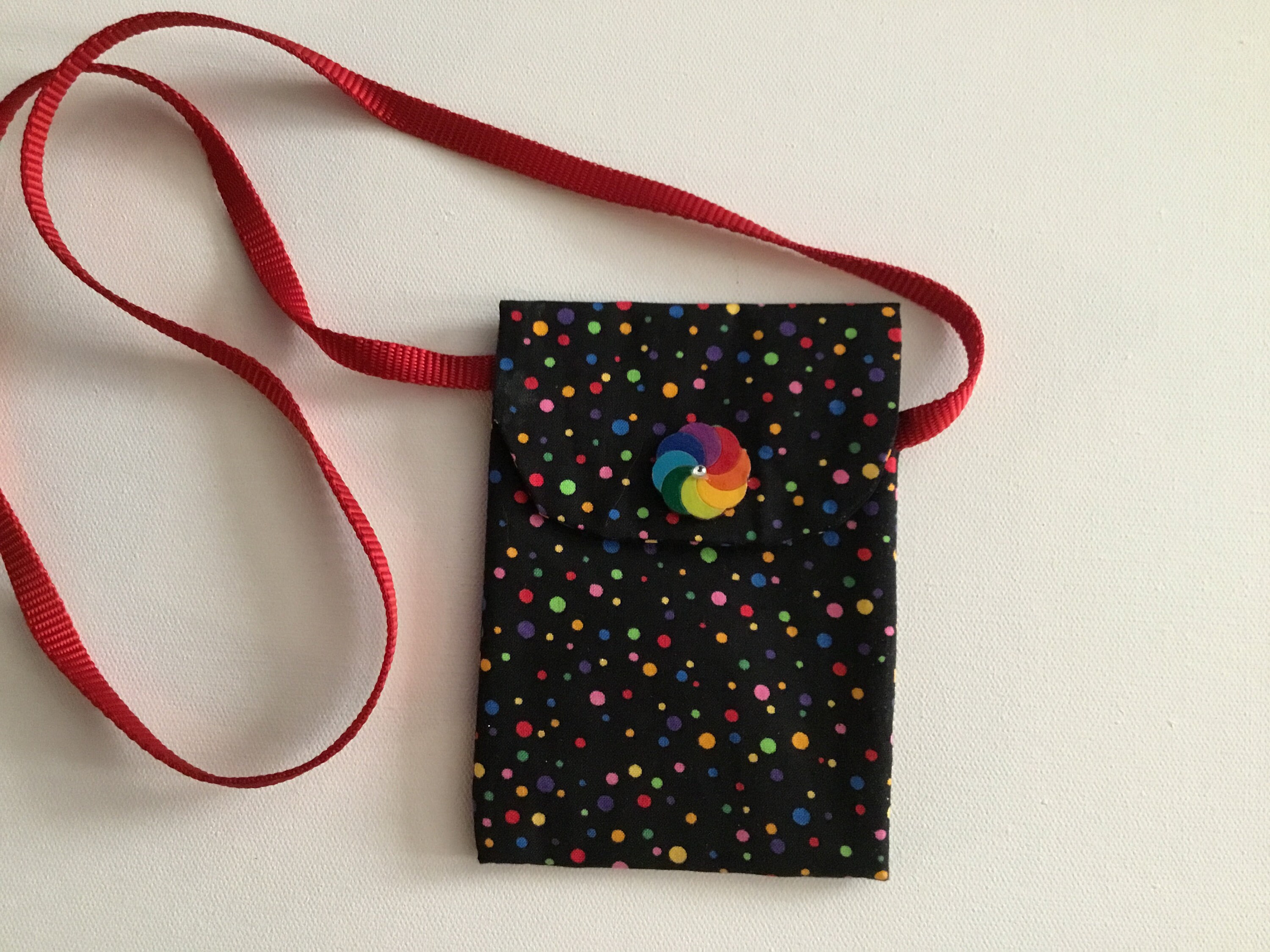 Hand Sewn Two Pocket Pouch With Neck Lanyard | Etsy