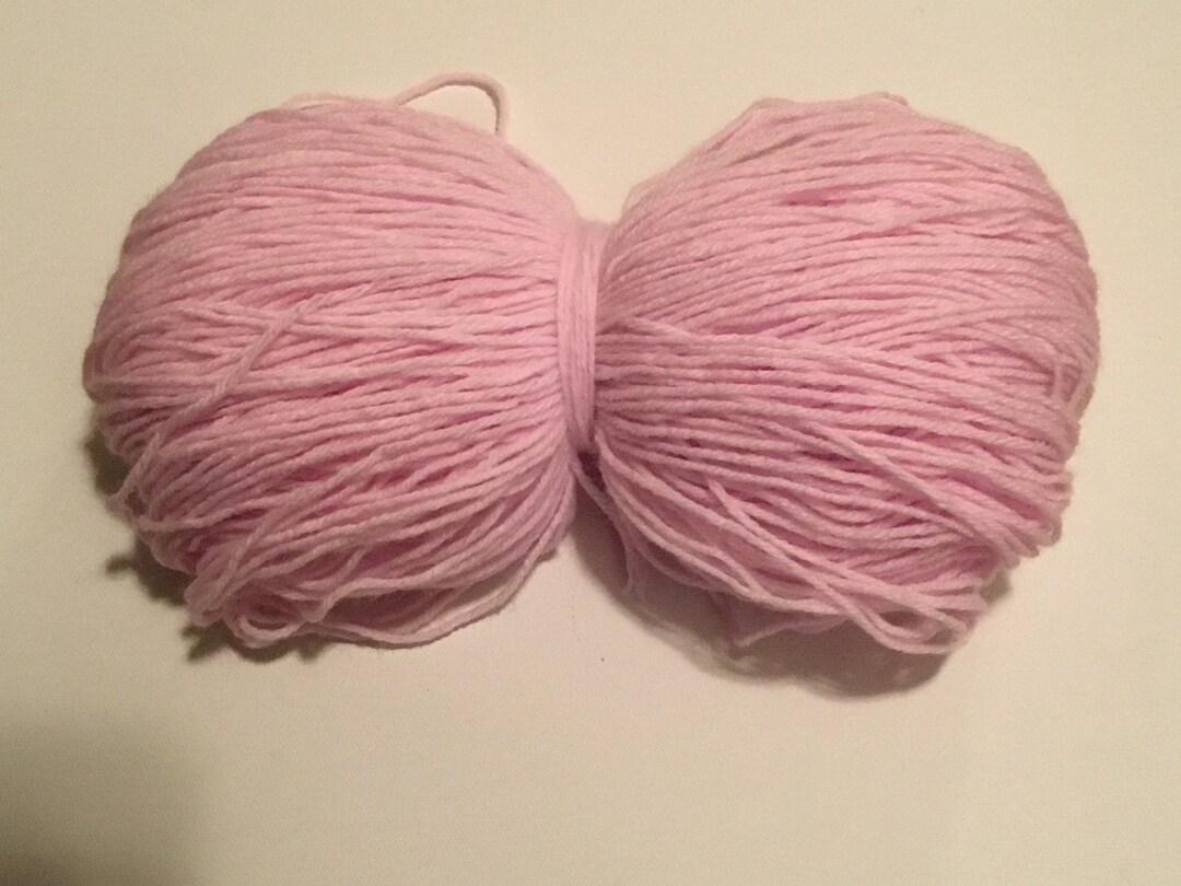 Destash Baby Pastel Pink Acrylic Yarn. Yarn Remnant. Knit, Crochet - Etsy