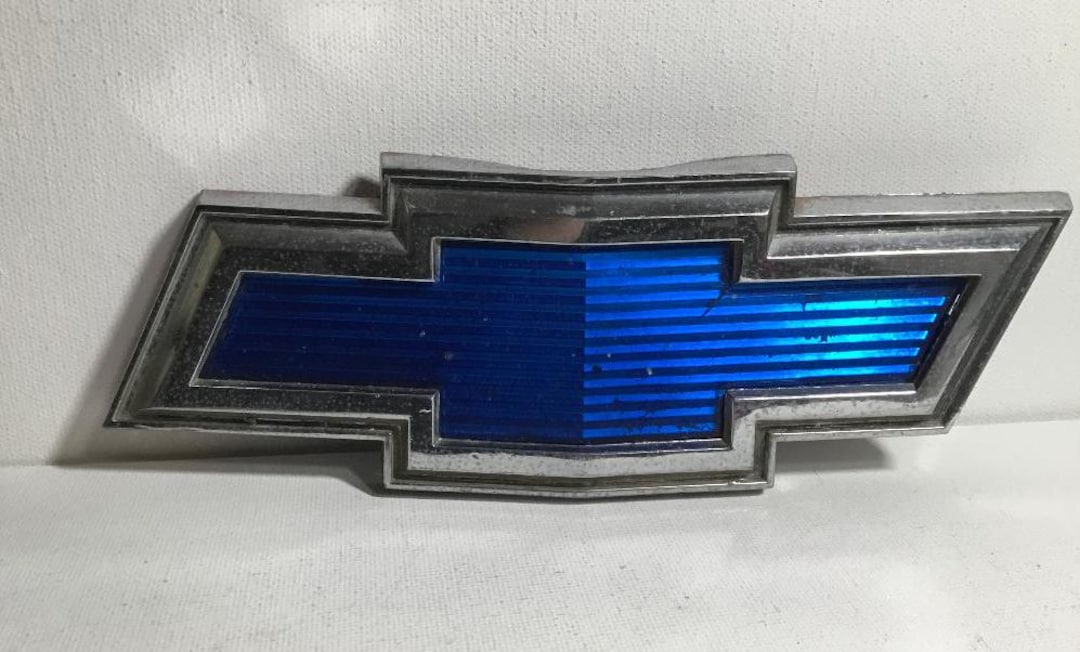Vintage Chevrolet Truck/blazer Blue Bow Tie Grille Badge Emblem. 1960's ...