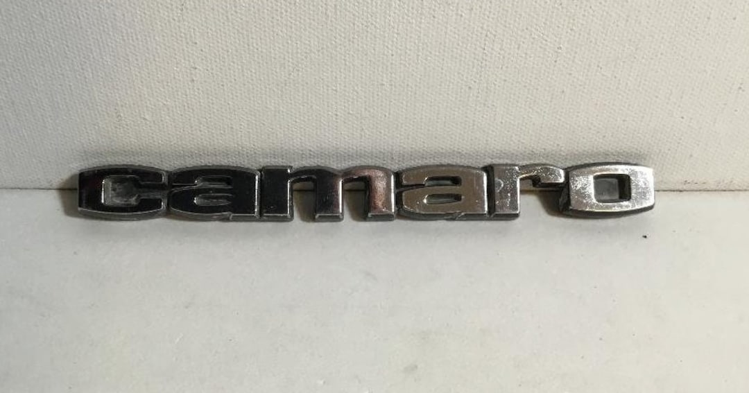 Vintage Chevrolet Camaro Fender Badge Emblem Logo, Original GM OEM Part ...