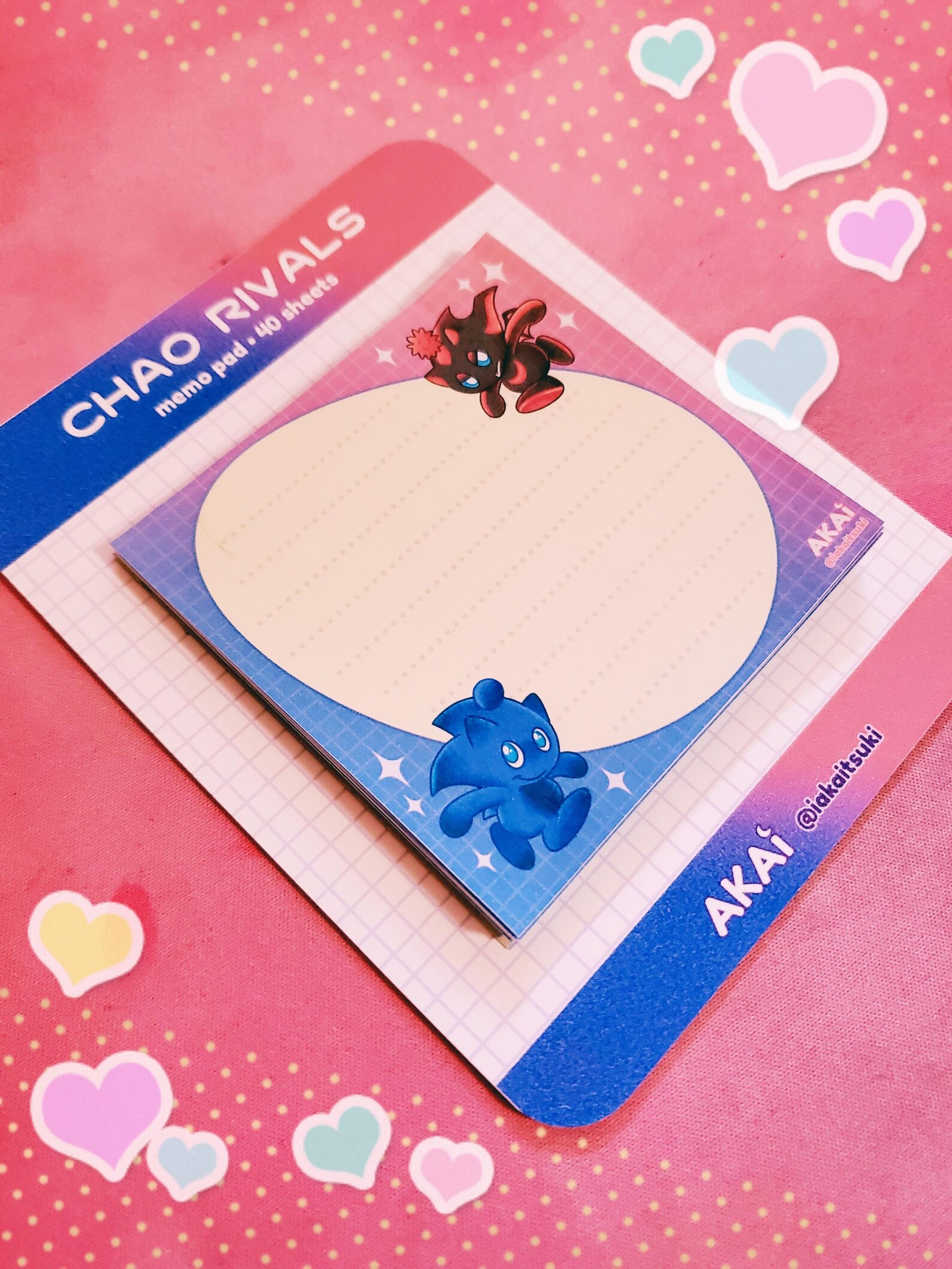 Chao World Memo Pad Set | Notepads | Kawaii Cute Stationery | Sonic ...
