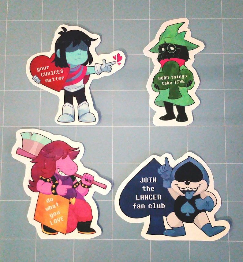 UNDERTALE / DELTARUNE Sticker Set Stickers 16 pcs | Etsy