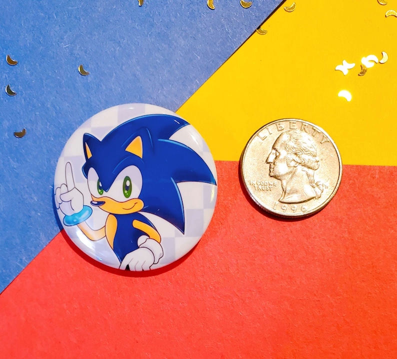 Sonic Adventure Button Set Pinback Buttons Sonic the - Etsy