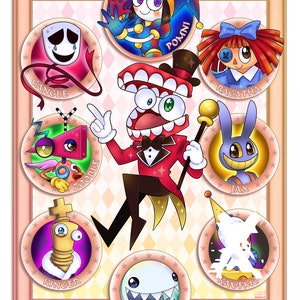 Digital Circus Art Print | Art Prints | A5 Print | the Amazing Digital ...