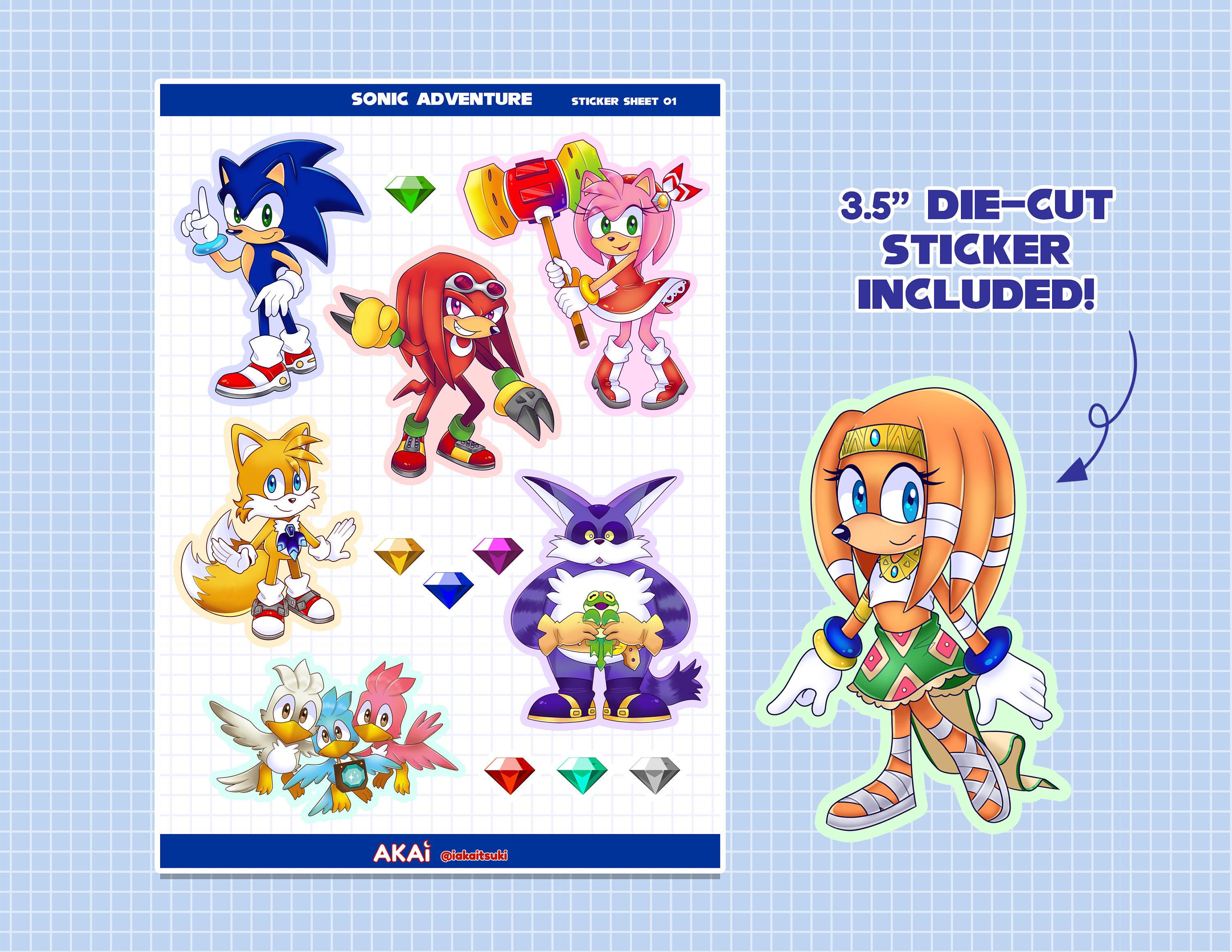 Sonic Character Model Sheet