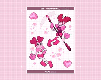 Sticker Pack 12 stickers SPINEl {Steven Universe} Paper Stickers ...
