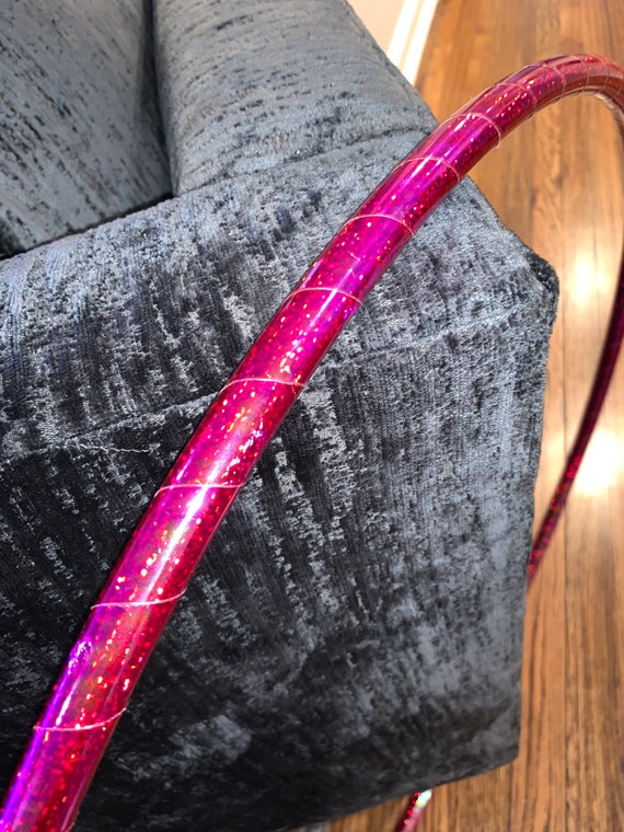 Inferno Red Glitter Taped Hula Hoop | Etsy